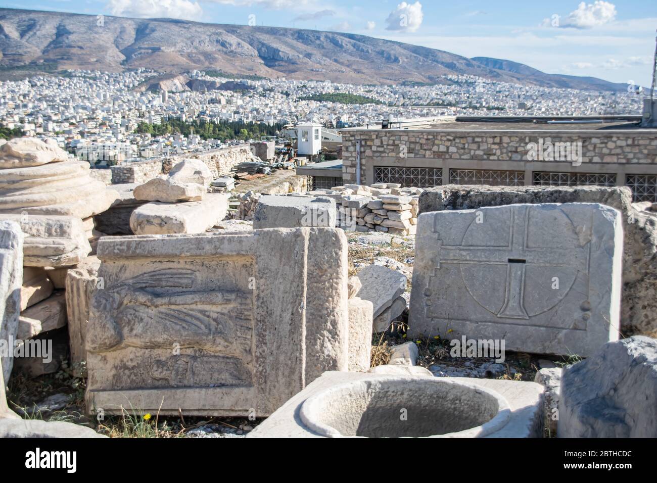 HISTORICAL ARCHITECTURE FROM ACROPOLIS, ATHENS Stock Photo - Alamy