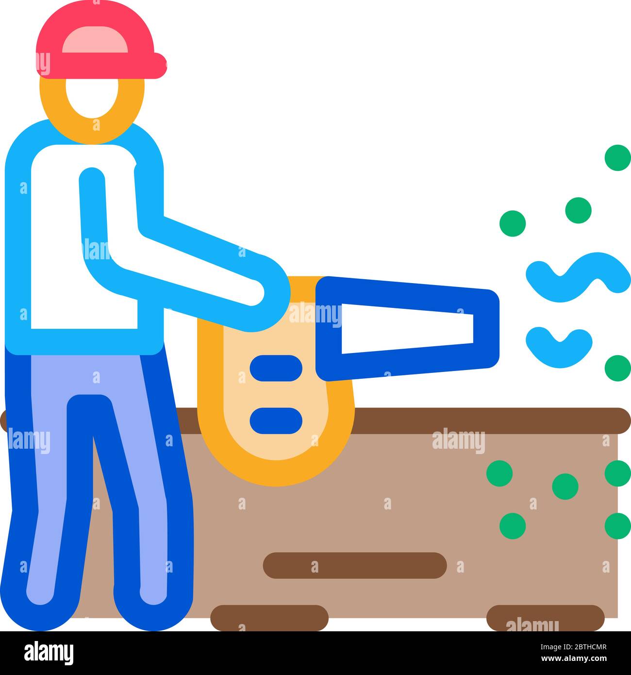 crop spraying icon vector outline illustration Stock Vector Image & Art ...