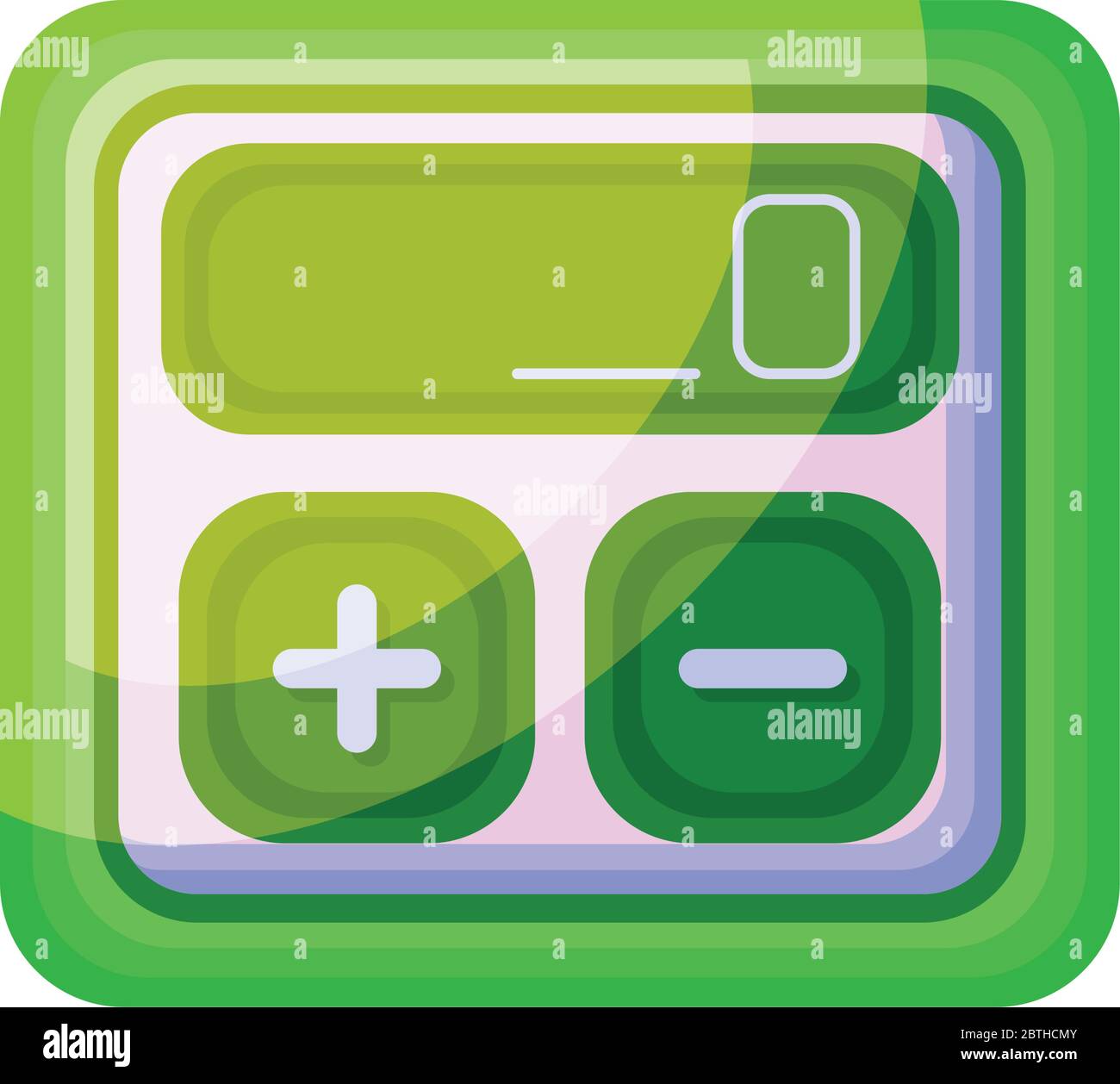 calculator app on white background vector illustration design Stock ...