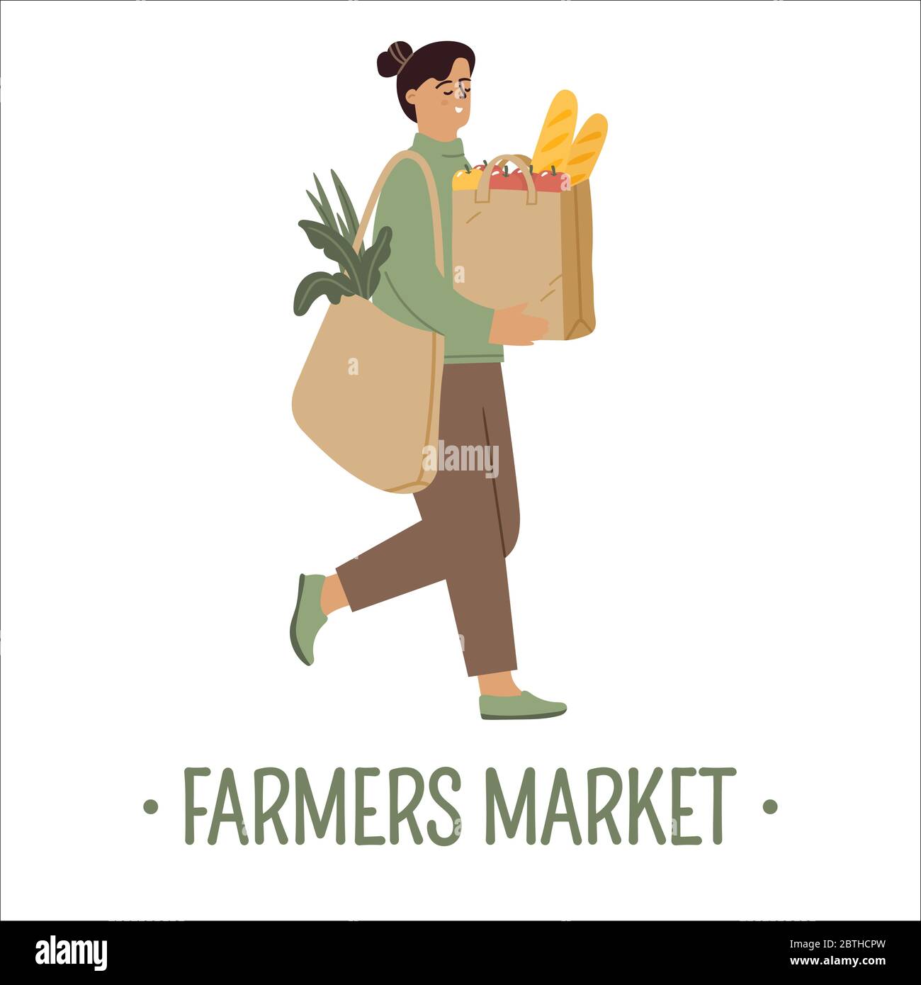 People eco bags zero Stock Vector Images - Alamy