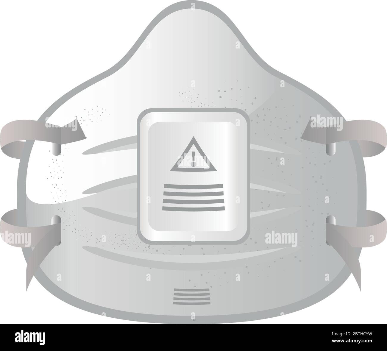industrial face mask n95 on white background vector illustration design ...