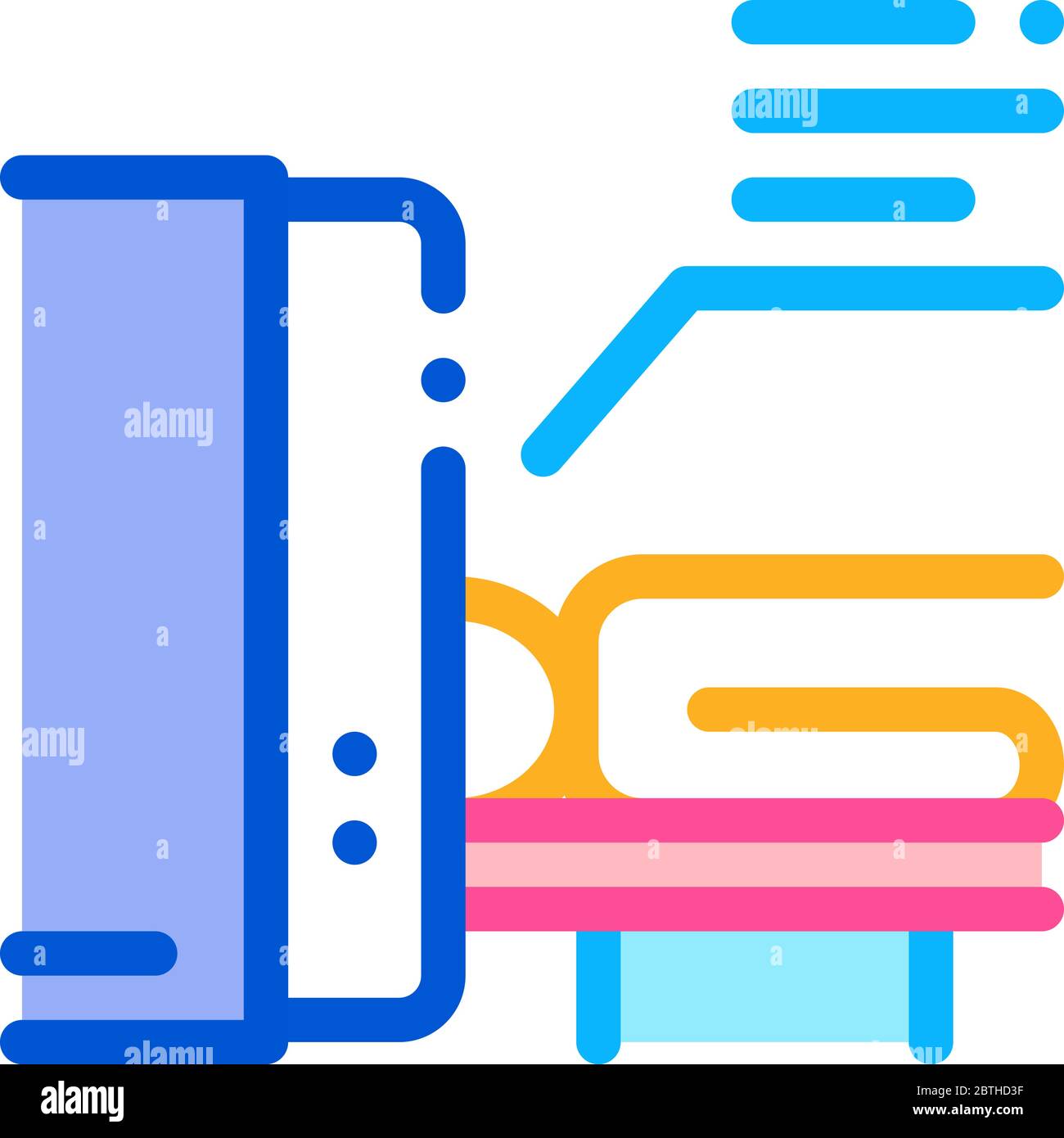 human body scan x-ray icon vector outline illustration Stock Vector ...