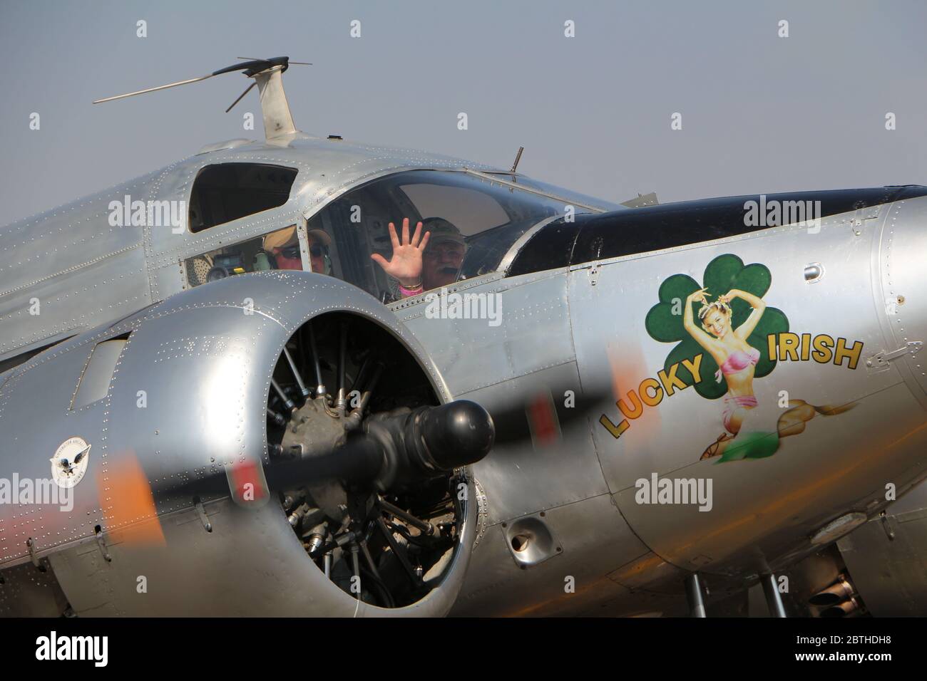 Beech 18 aircraft hi-res stock photography and images - Alamy