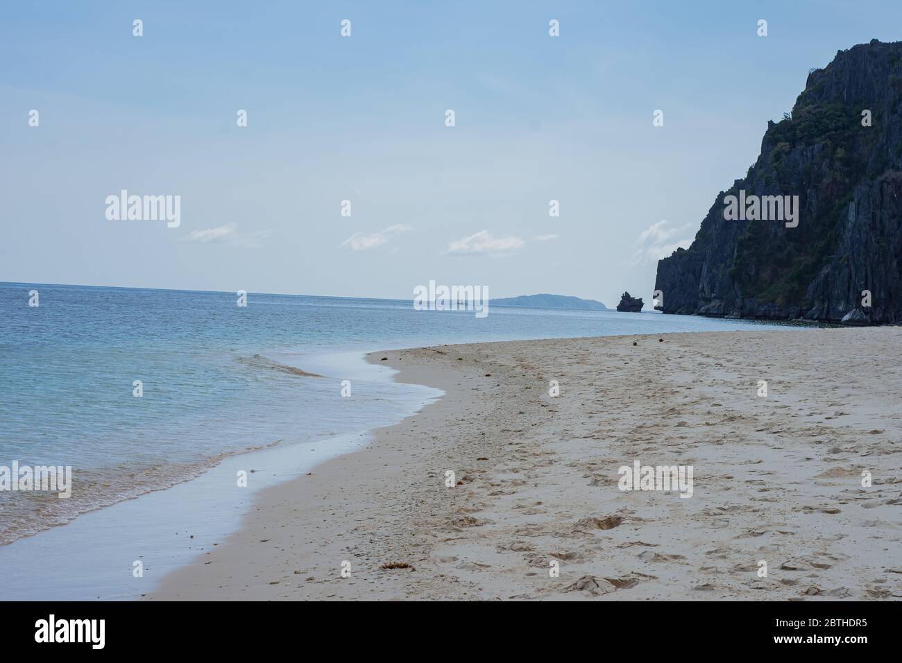 PANORAMIC LANDSCAPE, BEACH VIEW FROM PHILIPPINES, PALAWAN, 2019 Stock ...