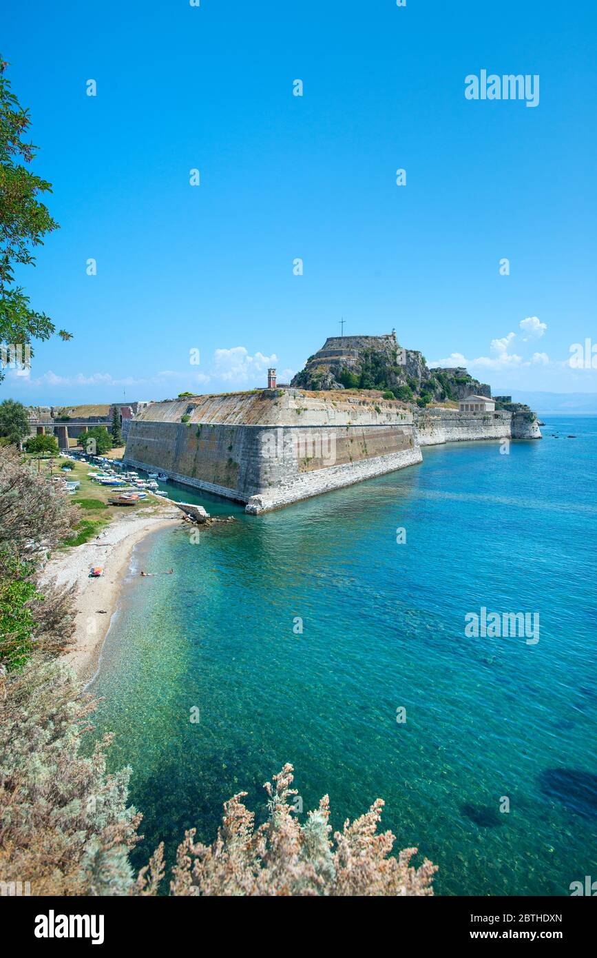 Old Fortress, Corfu Town, Corfu, Greece Stock Photo - Alamy Old Fortress, Corfu Town, Corfu, Greece Stock Photo - Alamy