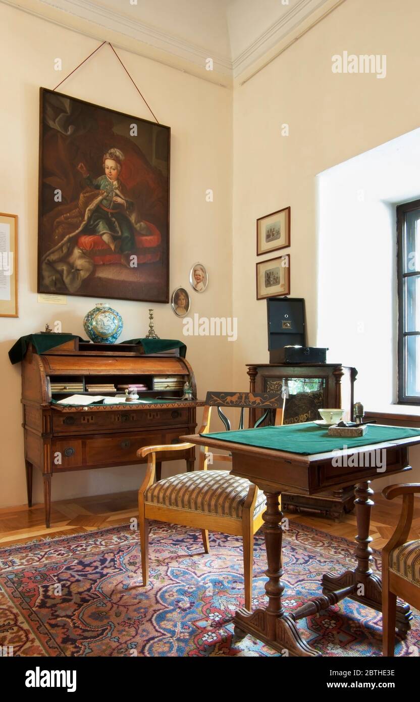 Interior of castle in Zywiec. Poland Stock Photo - Alamy
