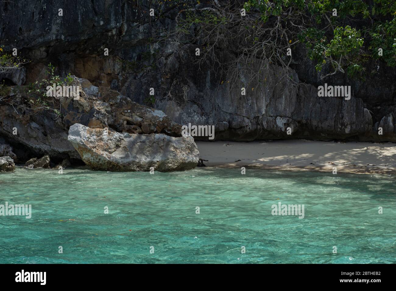 PANORAMIC LANDSCAPE, BEACH VIEW FROM PHILIPPINES, PALAWAN, 2019 Stock ...