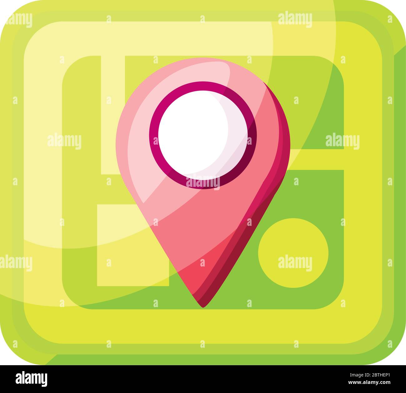 maps app on white background vector illustration design Stock Vector ...