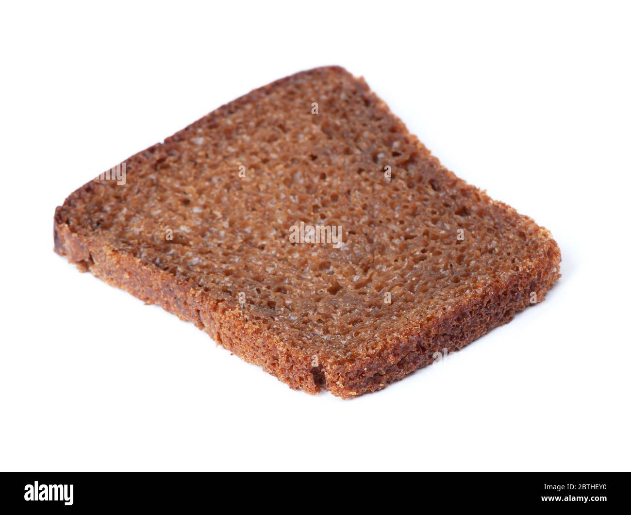 Single sliced loaf of bread isolated over white background Stock Photo ...