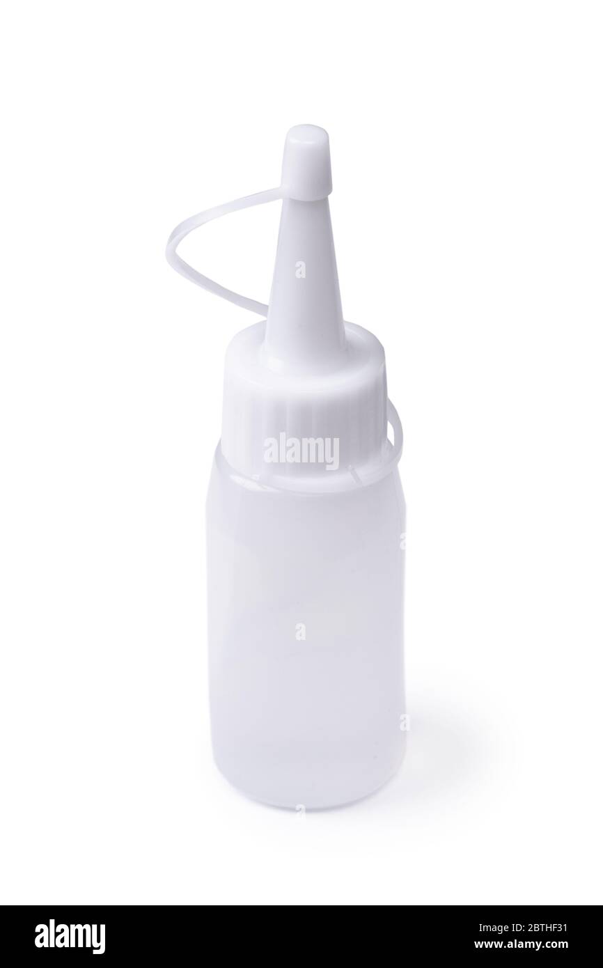 White blank plastic tube isolated on white background Stock Photo - Alamy