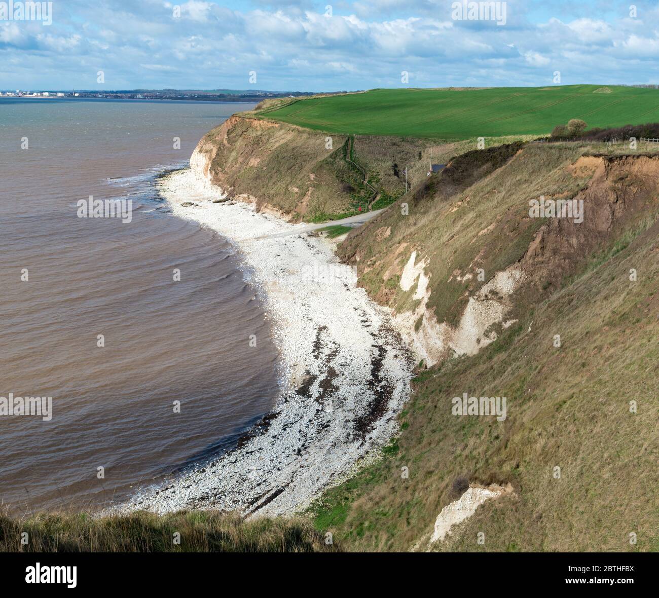 Flamborough head beach hi-res stock photography and images - Alamy