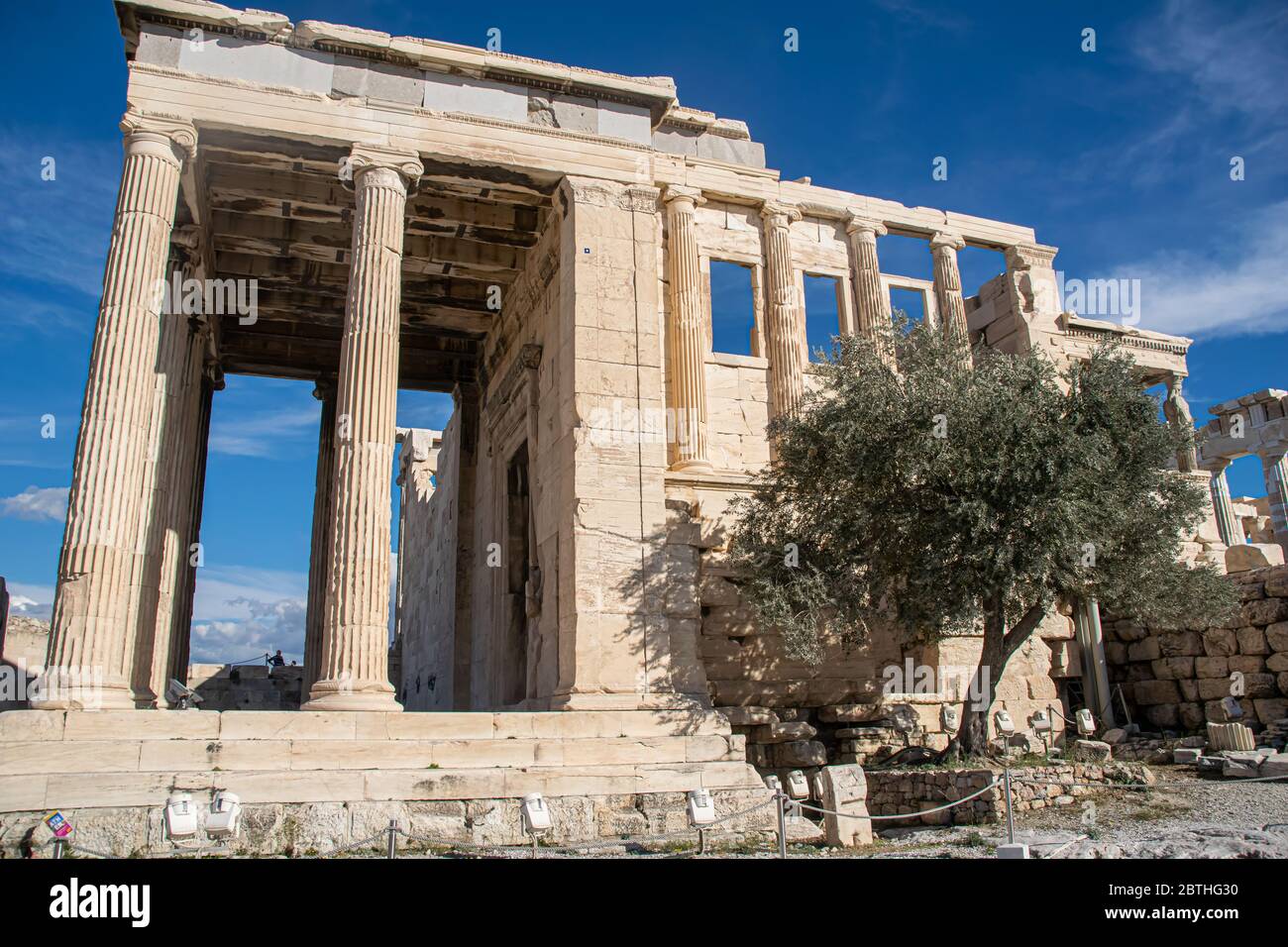 HISTORICAL COLUMNS AND ARCHITECTURE FROM ACROPOLIS, ATHENS Stock Photo ...