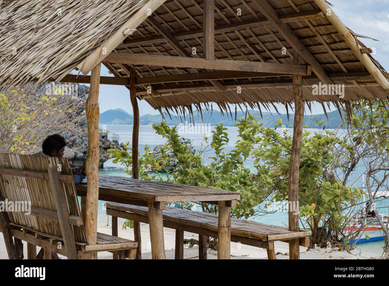 PANORAMIC LANDSCAPE, BEACH VIEW FROM PHILIPPINES, PALAWAN, 2019 Stock ...