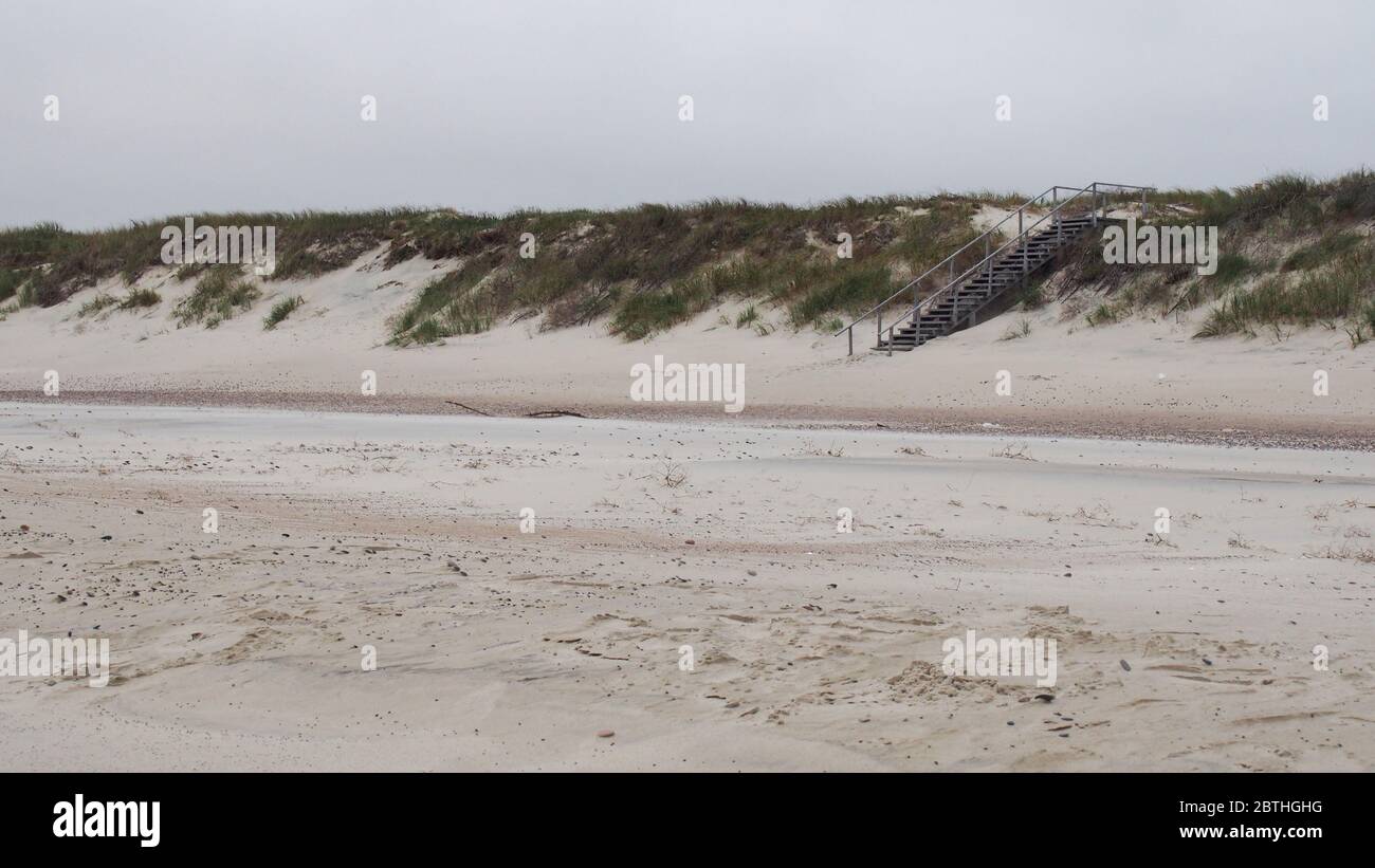The Curonian Spit sandy beach (Nida, Lithuania Stock Photo - Alamy