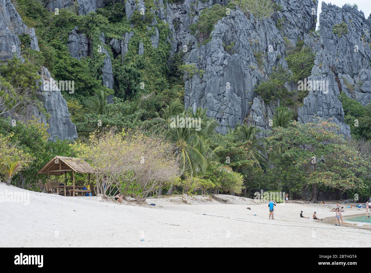 PANORAMIC LANDSCAPE, BEACH VIEW FROM PHILIPPINES, PALAWAN, 2019 Stock ...