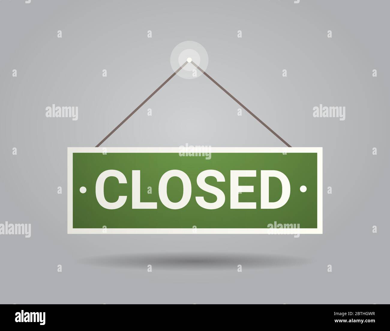 Cartoon closed shop sign hi-res stock photography and images - Alamy