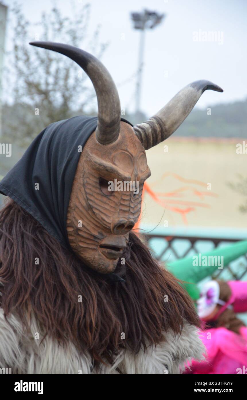 Traditional masks of Sardinia Stock Photo - Alamy