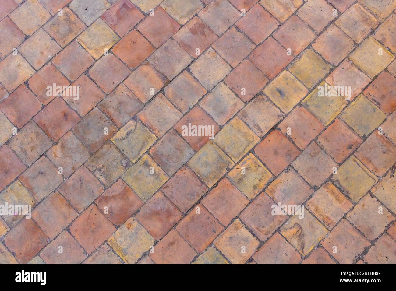 Red gray road tiles hi-res stock photography and images - Alamy