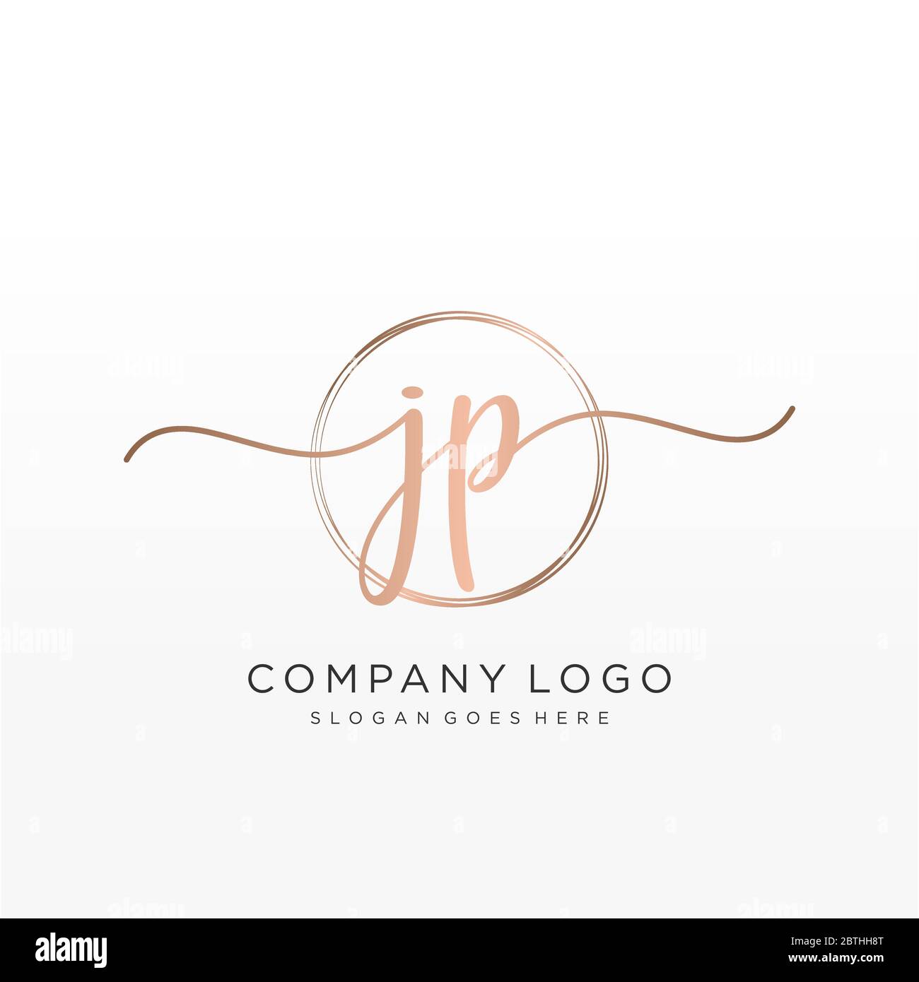 Letter jp logo hi-res stock photography and images - Alamy