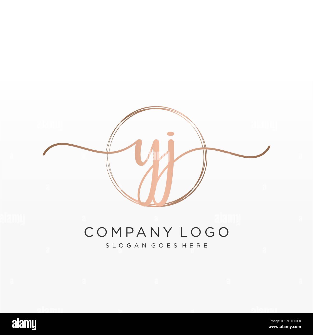 Letter yj logo hi-res stock photography and images - Alamy
