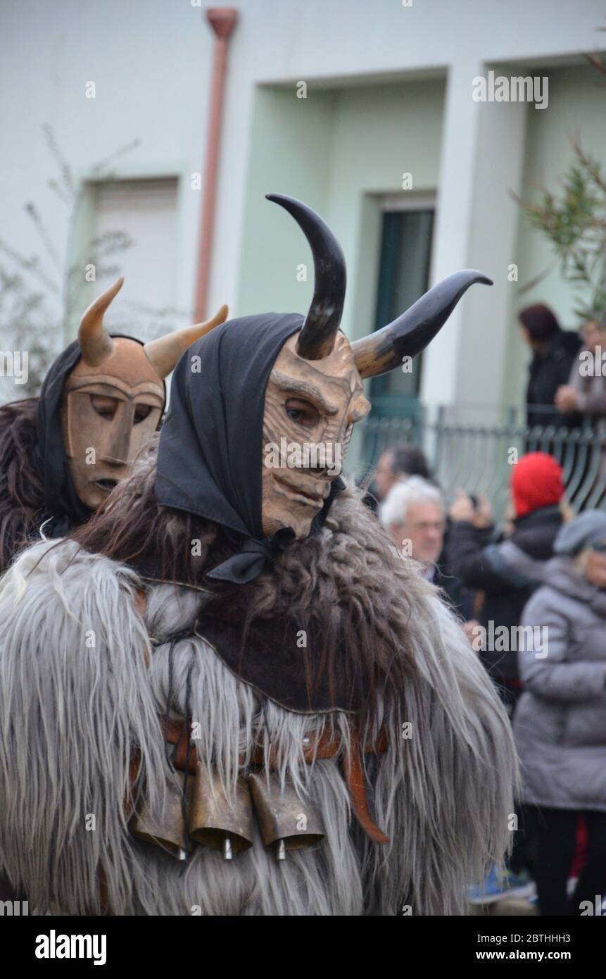 Traditional masks of Sardinia Stock Photo - Alamy