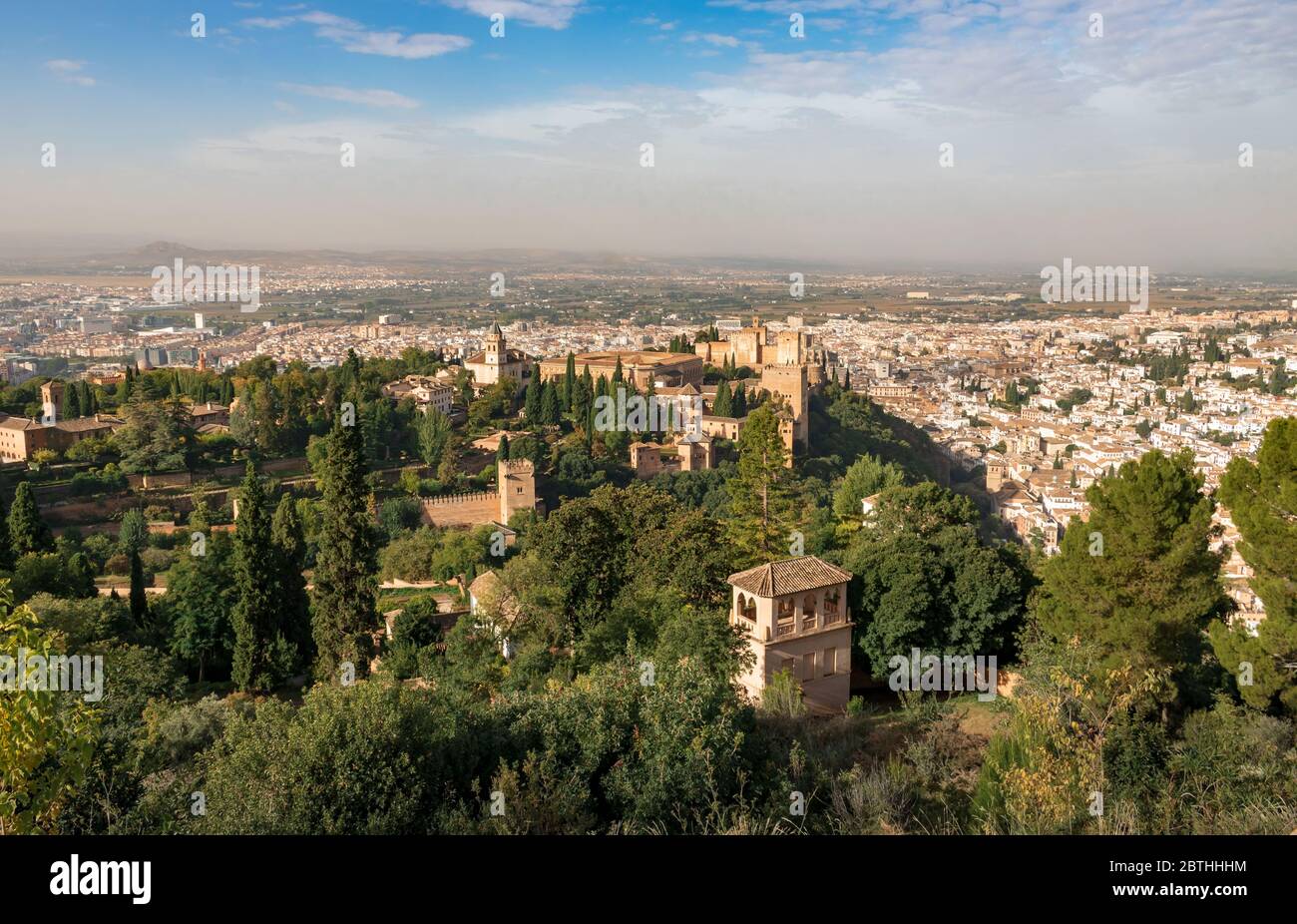 View of the city of granada from above Stock Photo - Alamy
