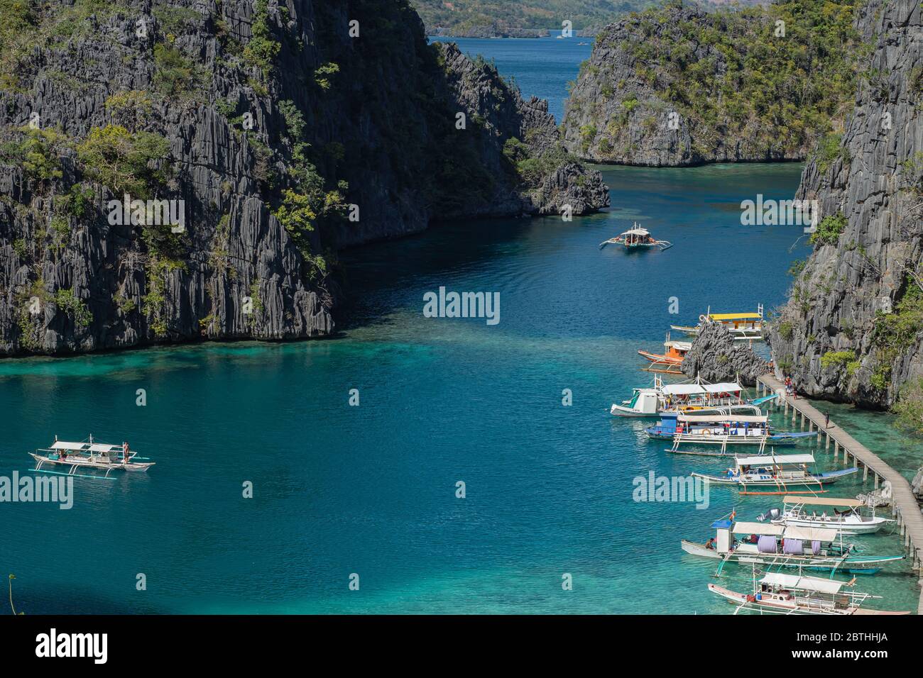 PANORAMIC TOP VIEW, BEACH VIEW FROM PHILIPPINES, PALAWAN, 2019 Stock ...