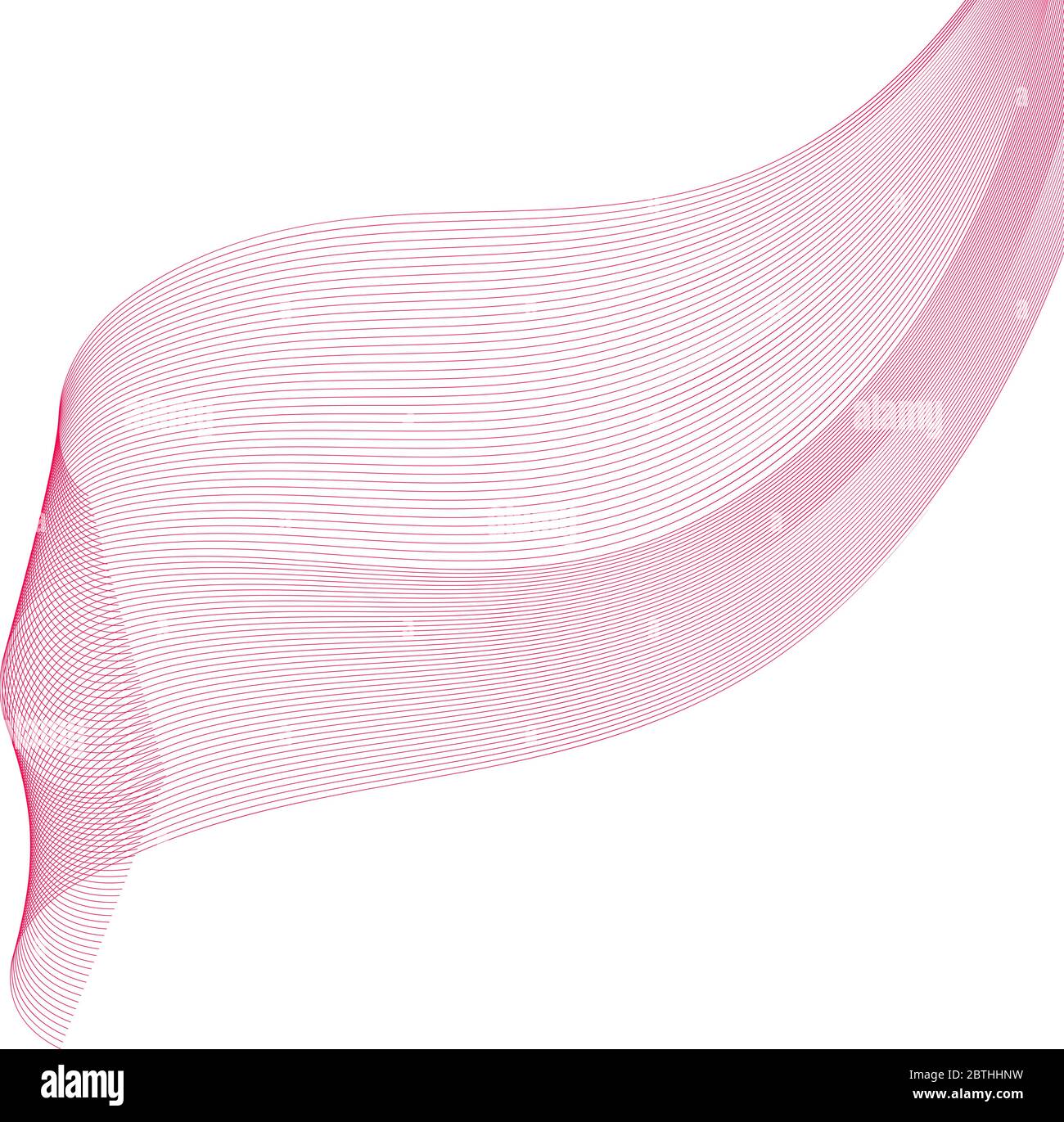Abstract Pink Wave. template with blend shapes Stock Vector Image & Art ...