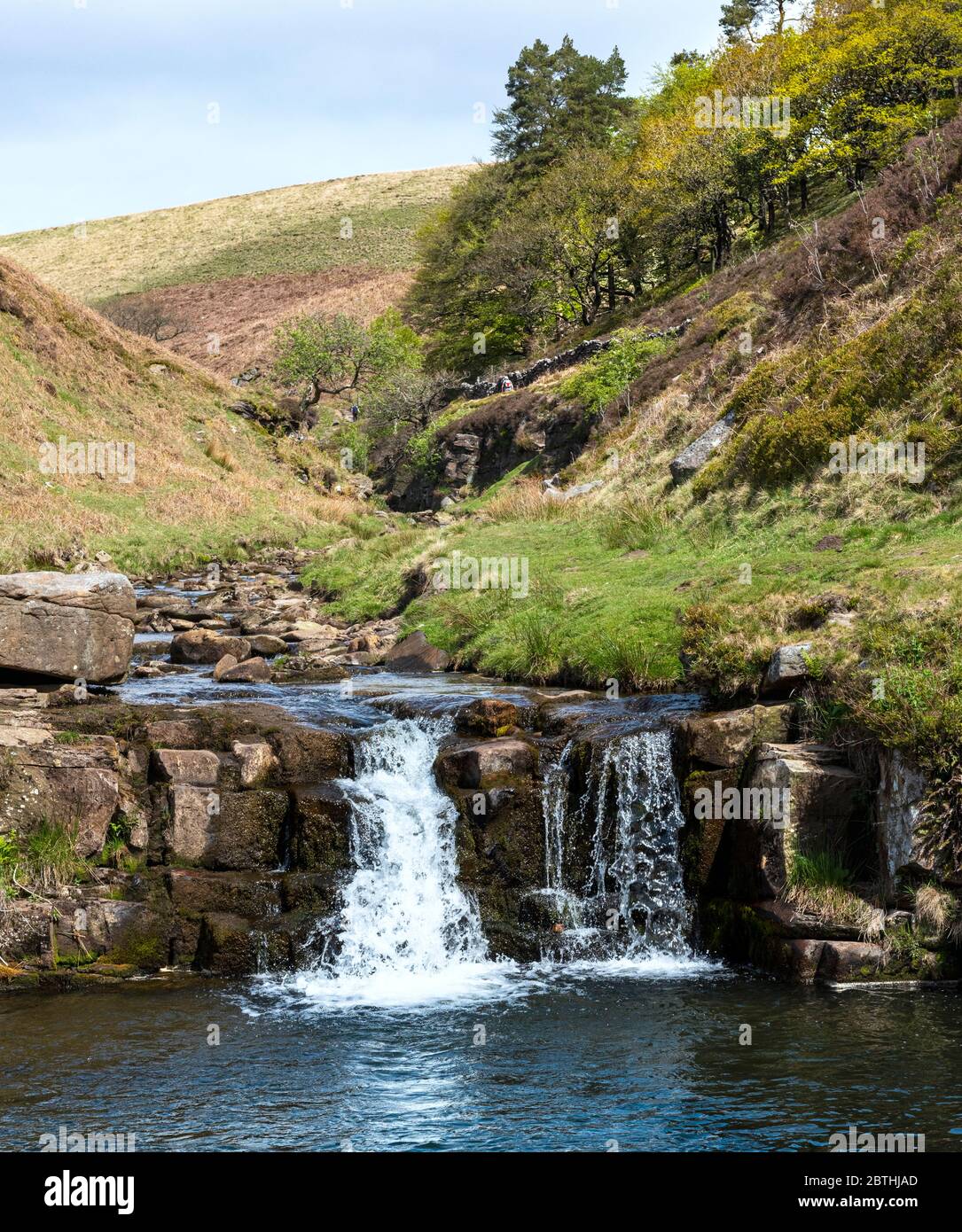 River Dane waterfalls,Peak District National Park ,Stafford-shire ...
