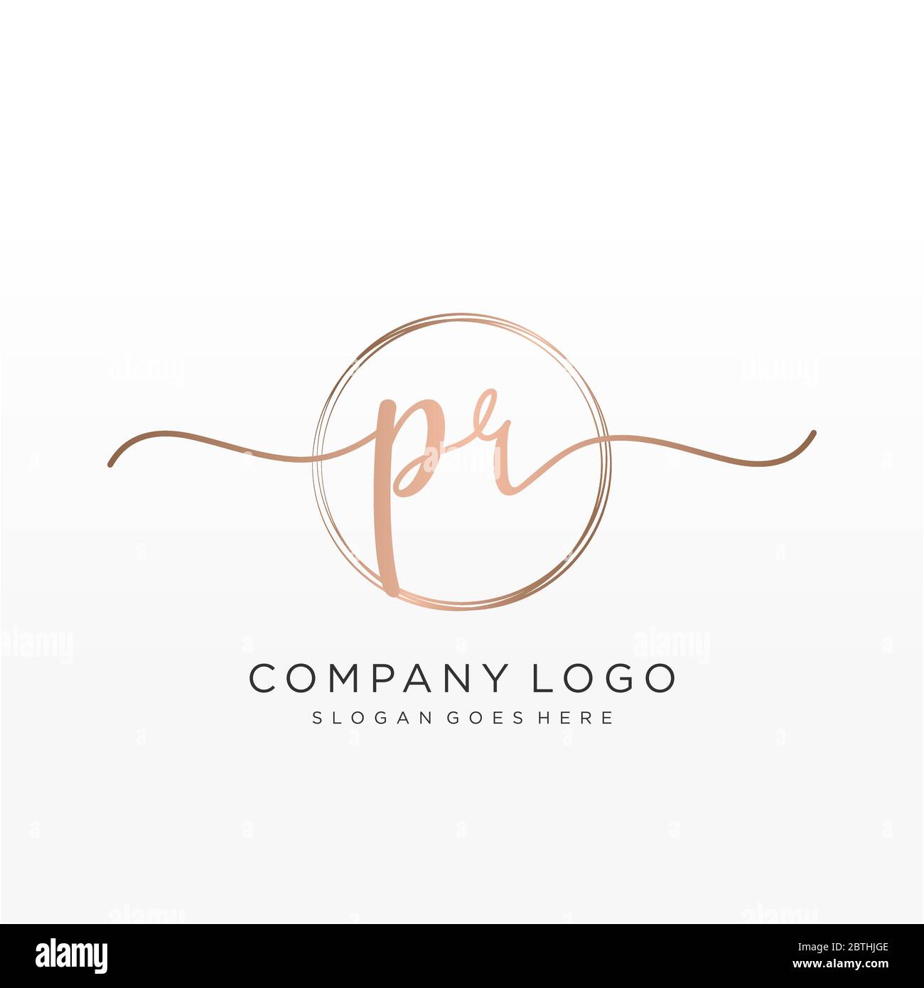 Pr initials logo Stock Vector Images - Alamy