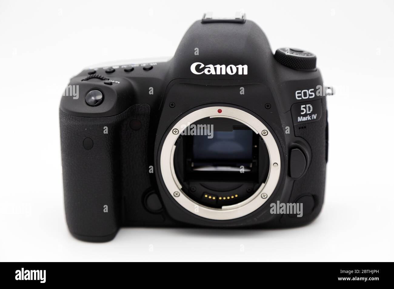 A Canon 5D Mark IV camera body. It is a full-frame digital single lens ...
