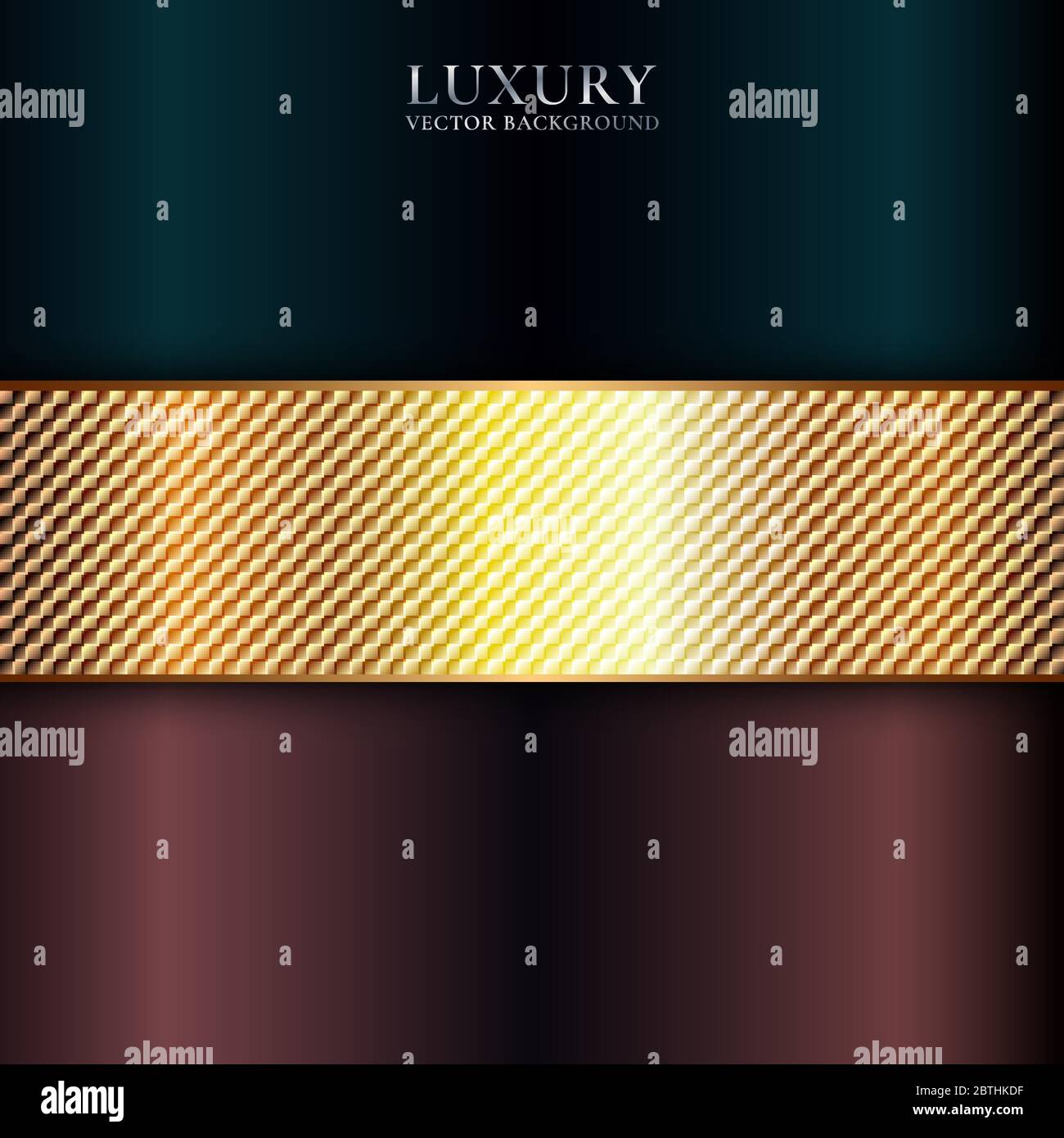 Abstract shiny metallic golden, blue, red stripe premium background ...