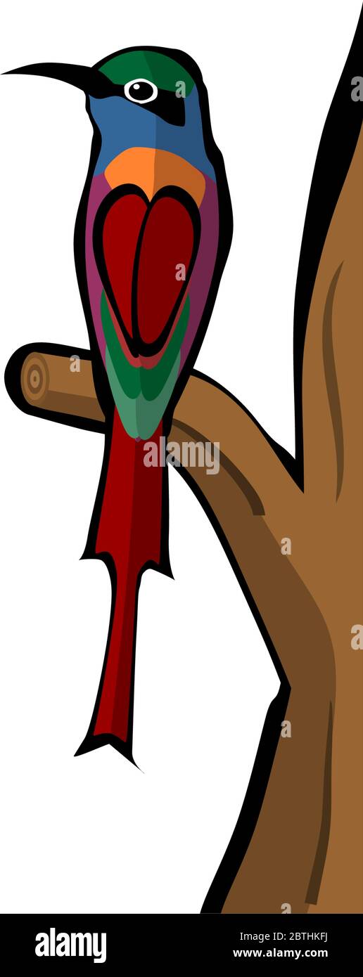 Bird bee eater Stock Vector Images - Alamy