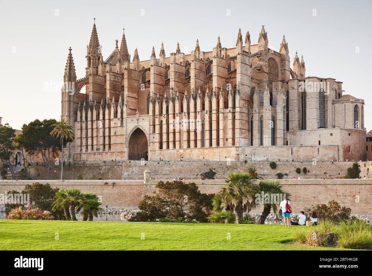Cathedral La Seu, Palma, Balearics, Spain Stock Photo - Alamy