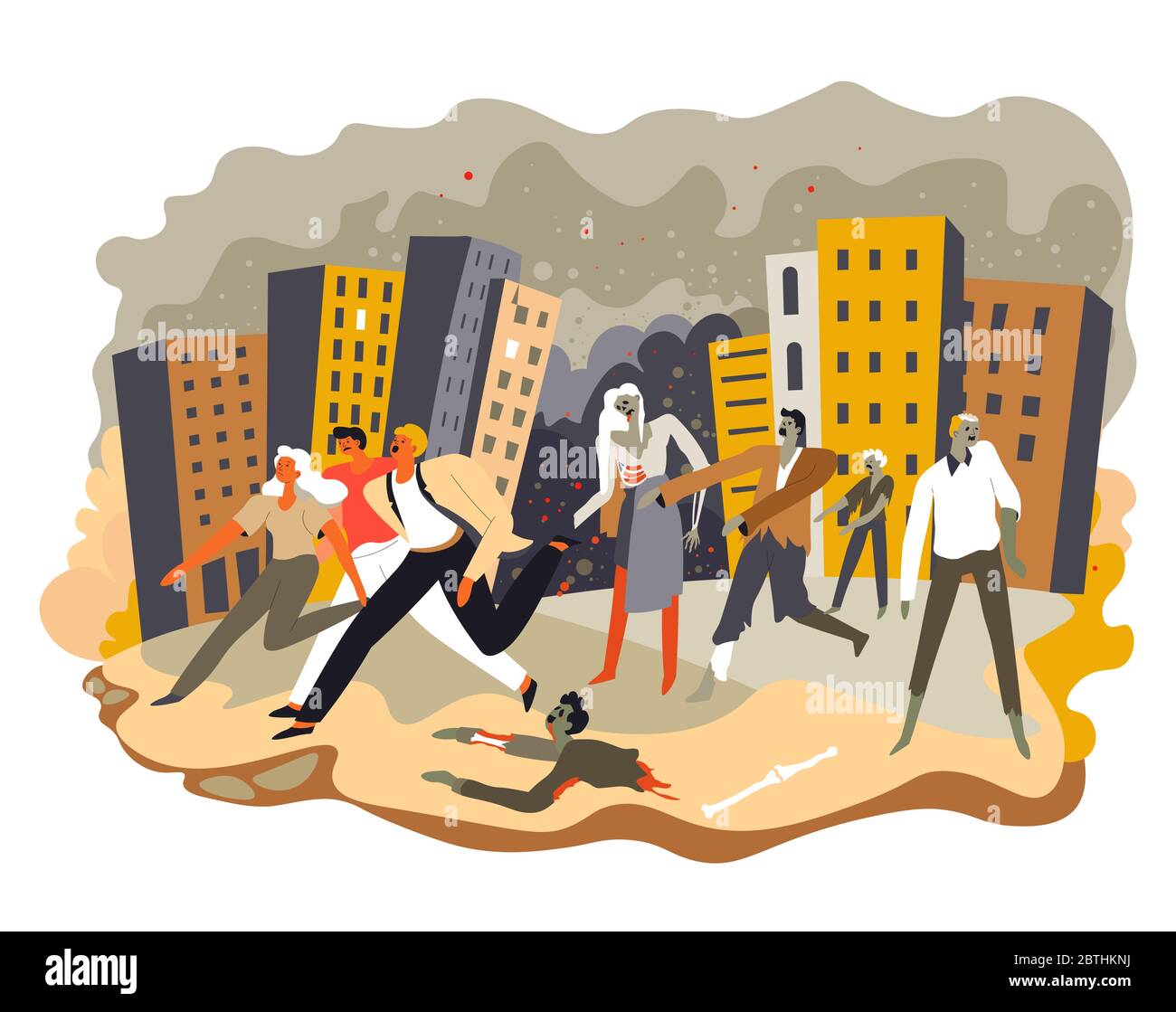 Apocalyptic window Stock Vector Images - Alamy