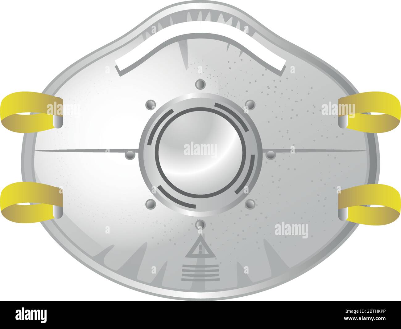 industrial face mask n95 on white background vector illustration design ...