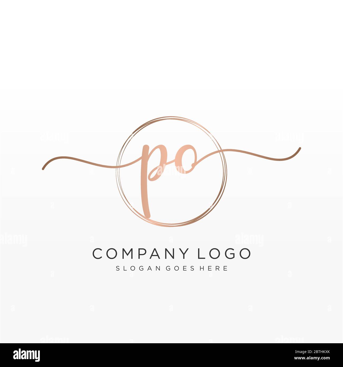 Po logo vector vectors hi-res stock photography and images - Alamy