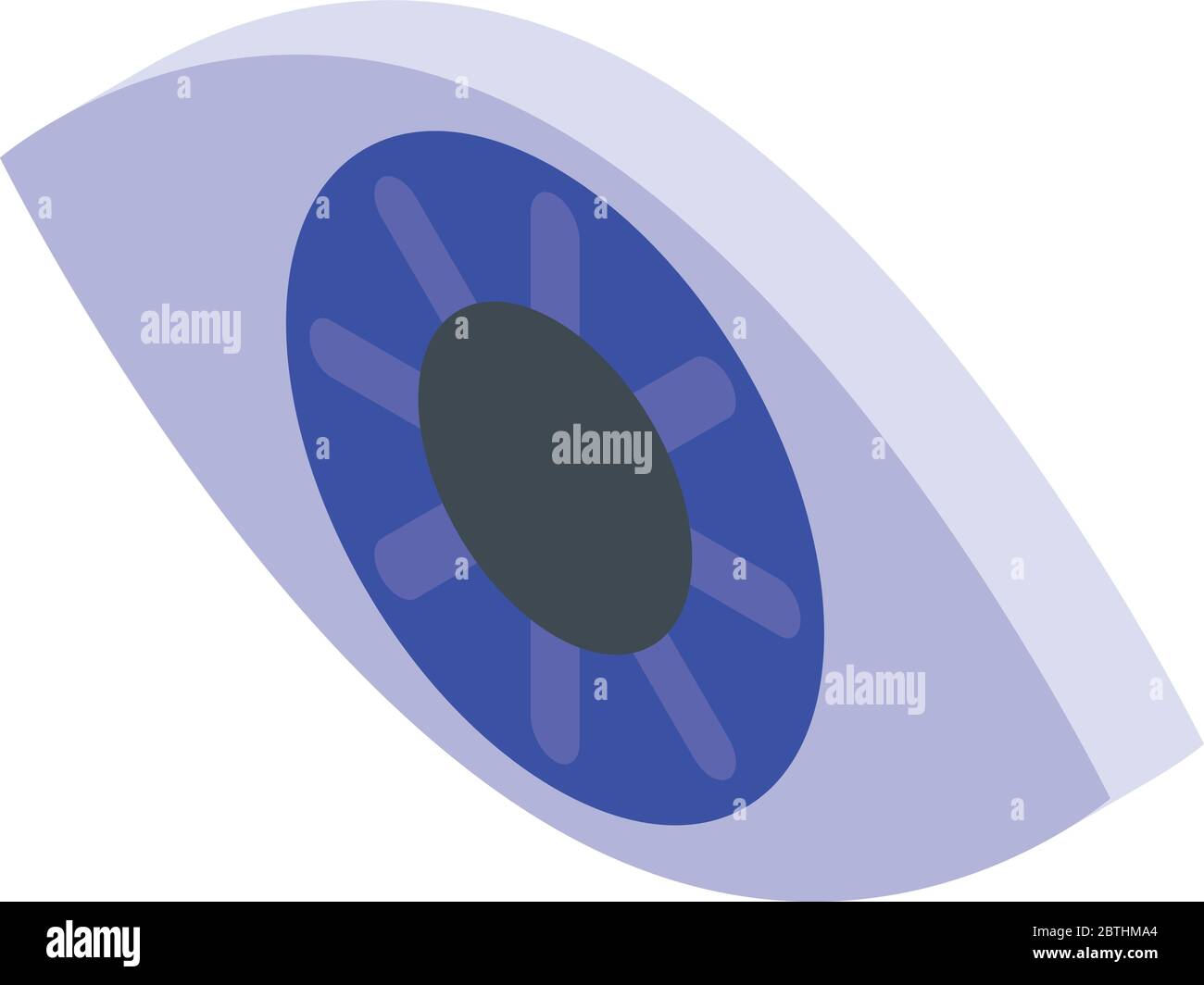 Man eye symbol vision test Stock Vector Images - Alamy