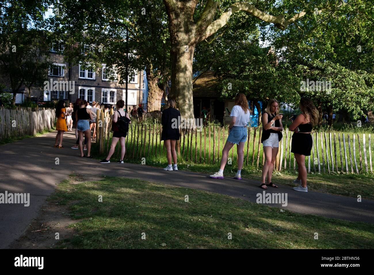 Queue for the toilets hi-res stock photography and images - Alamy