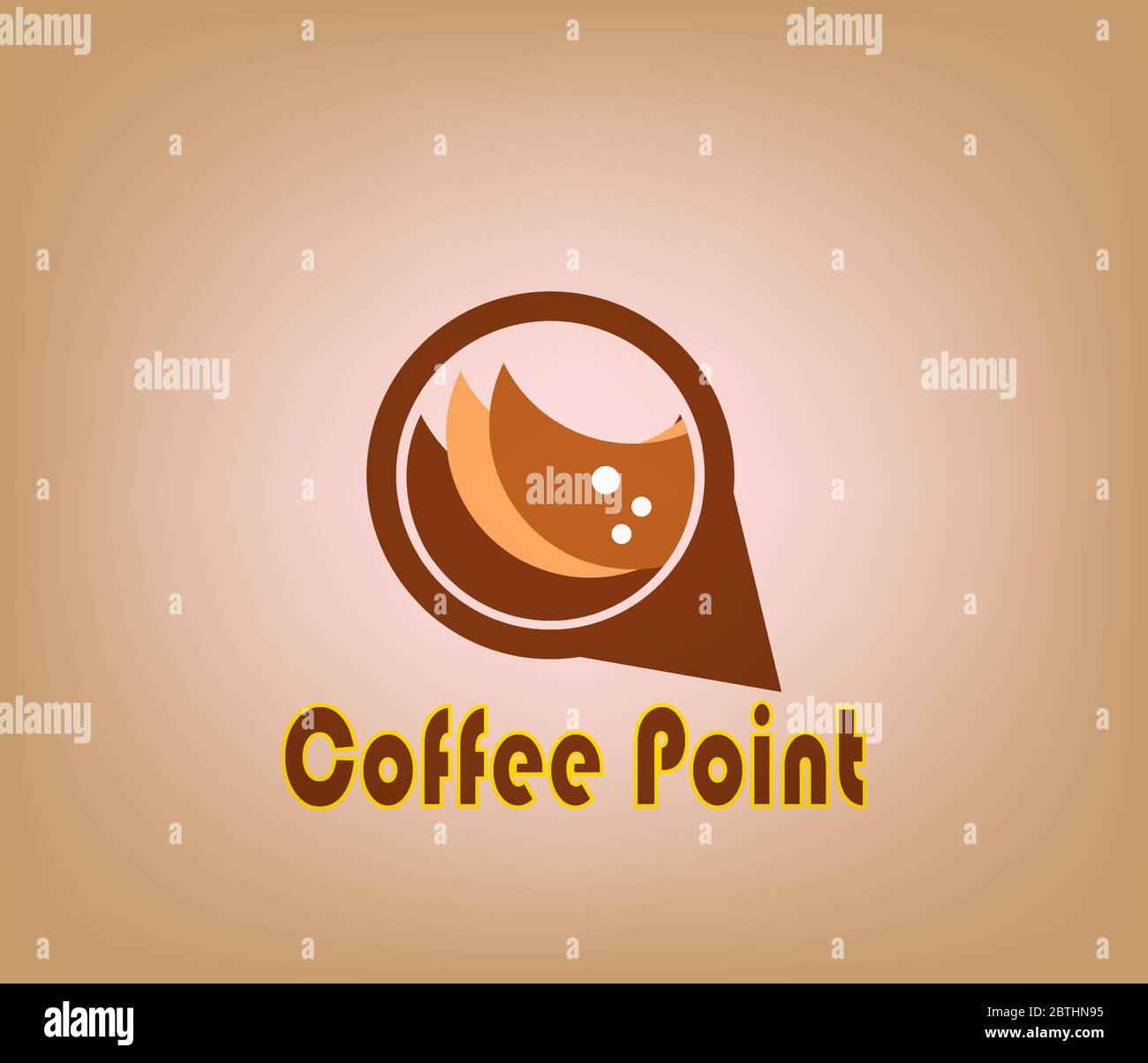 Point cafe Stock Vector Images - Alamy