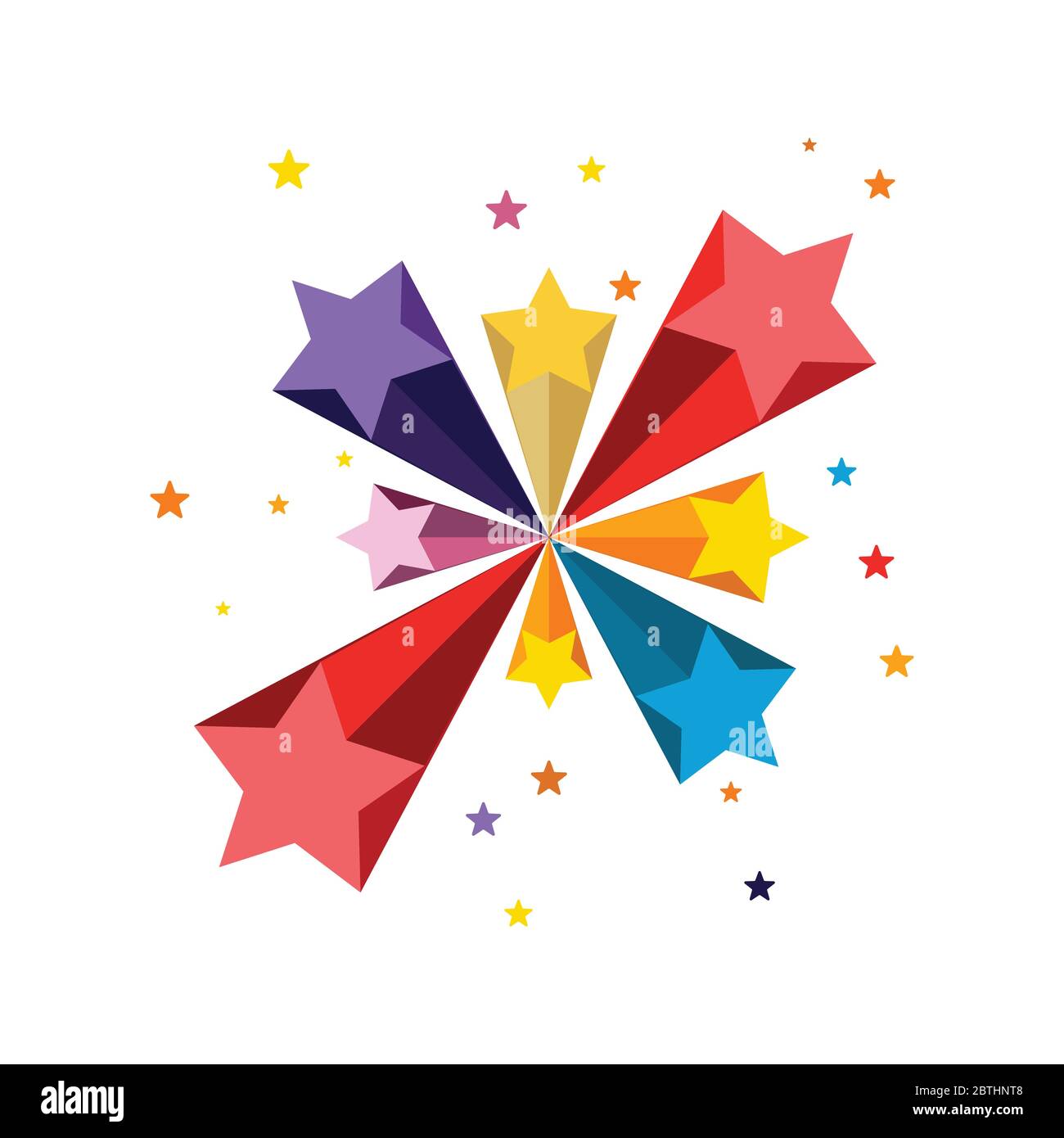 Star Background Template vector illustration design Stock Vector Image ...