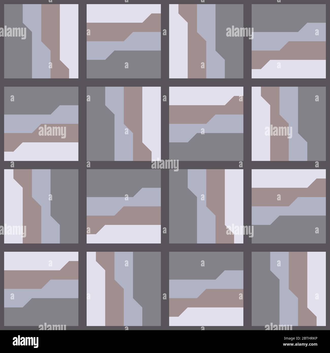 Simple abstract geometric design. Rounded repeated pattern for textile ...
