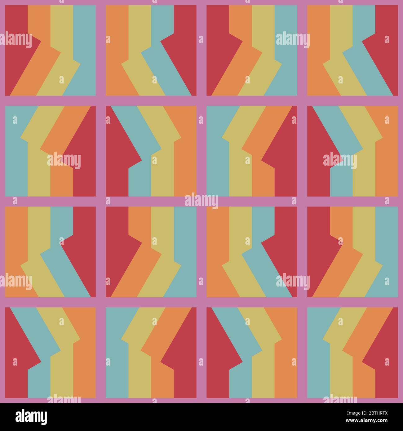 Simple abstract geometric design. Rounded repeated pattern for textile ...