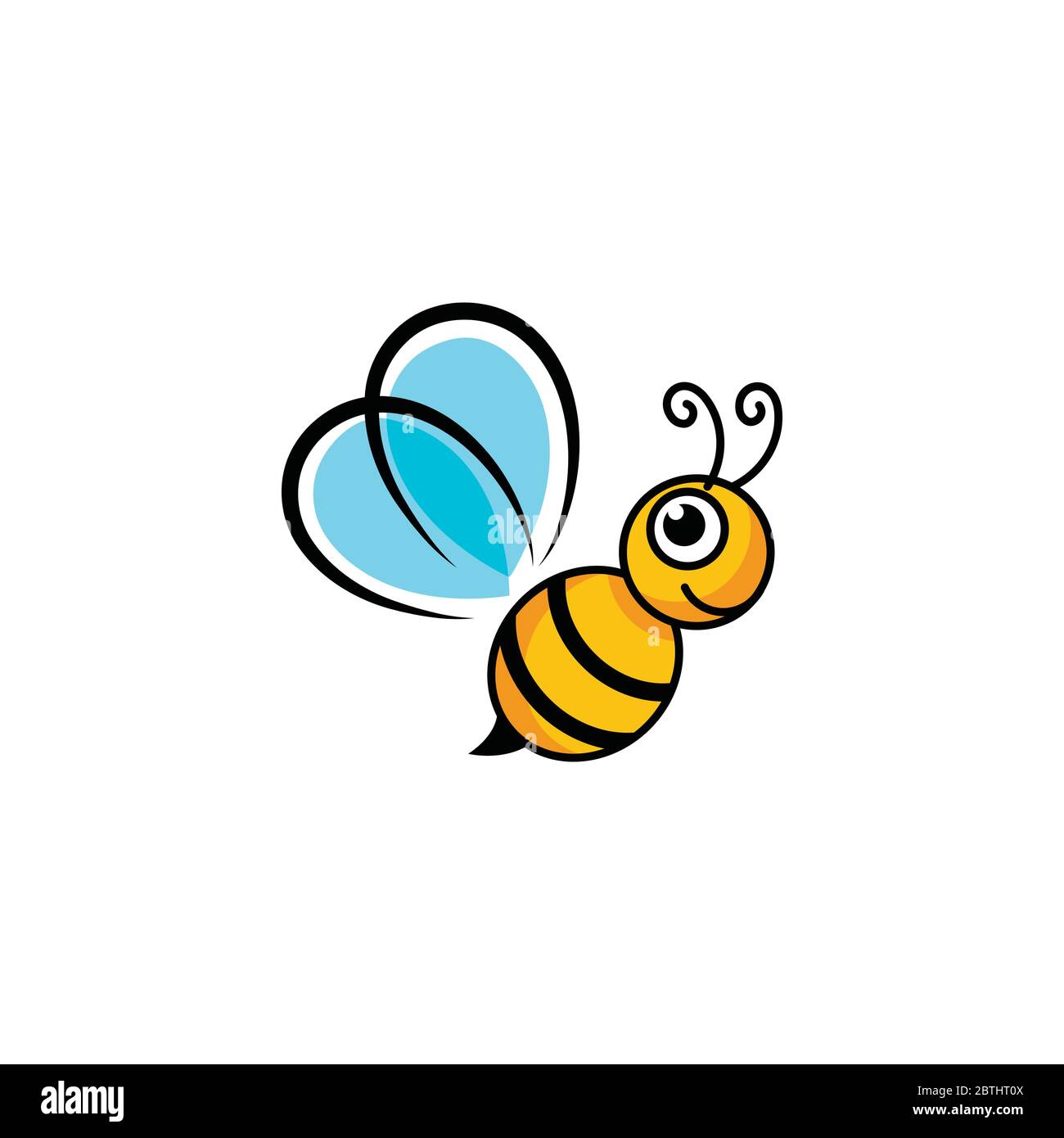 Bee vector icon illustration design template Stock Vector Image & Art ...