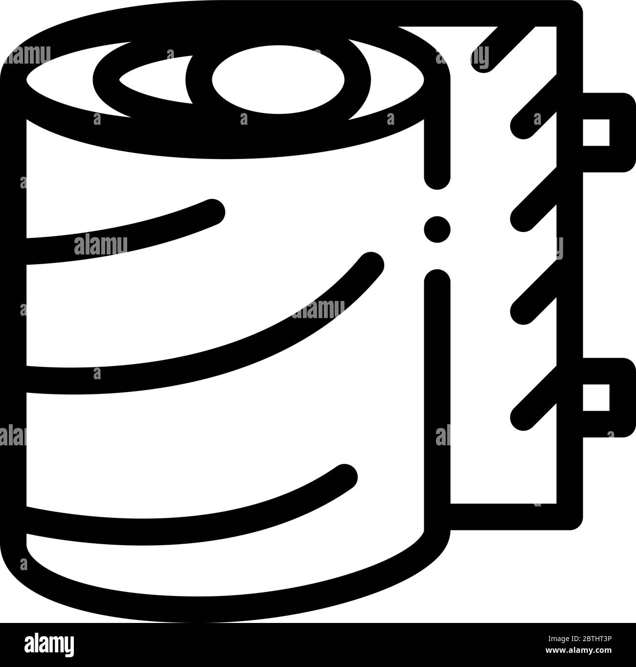 medical bandage roll icon vector outline illustration Stock Vector ...