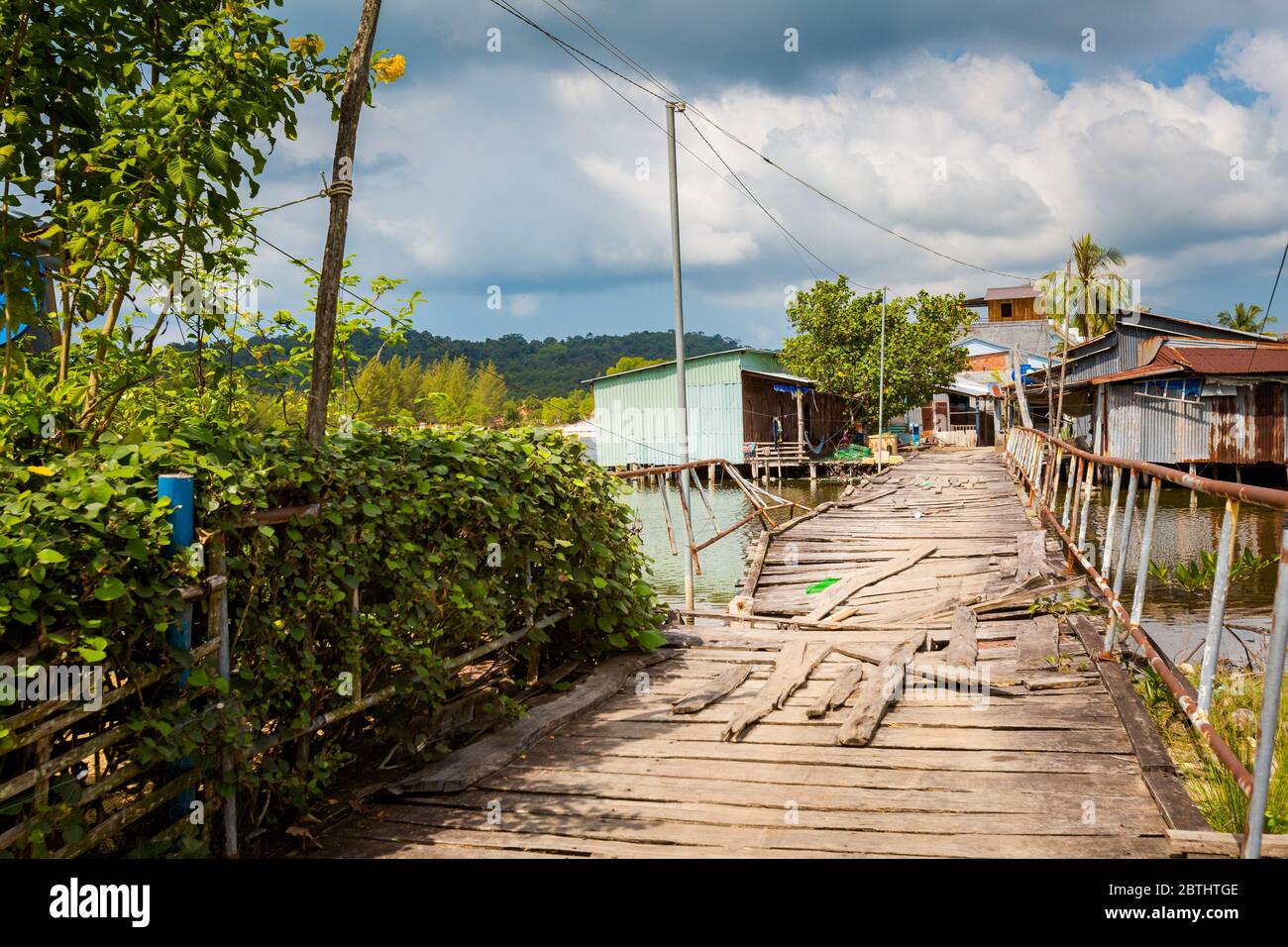 Summer seascape on tropical Phu Quoc island in Vietnam. Landscape taken ...