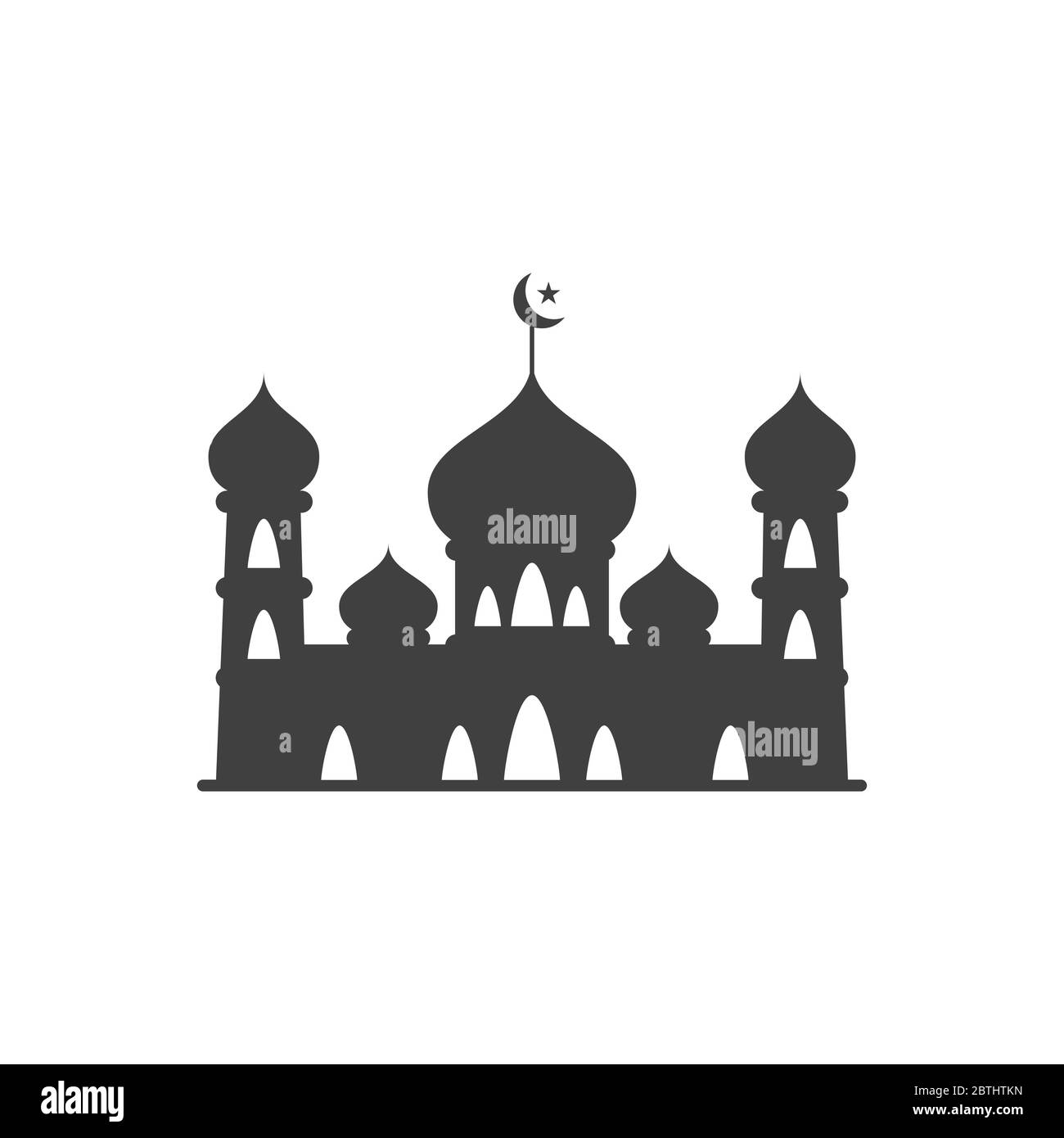 Islamic background arabic pattern and traditional lamp Black and White ...