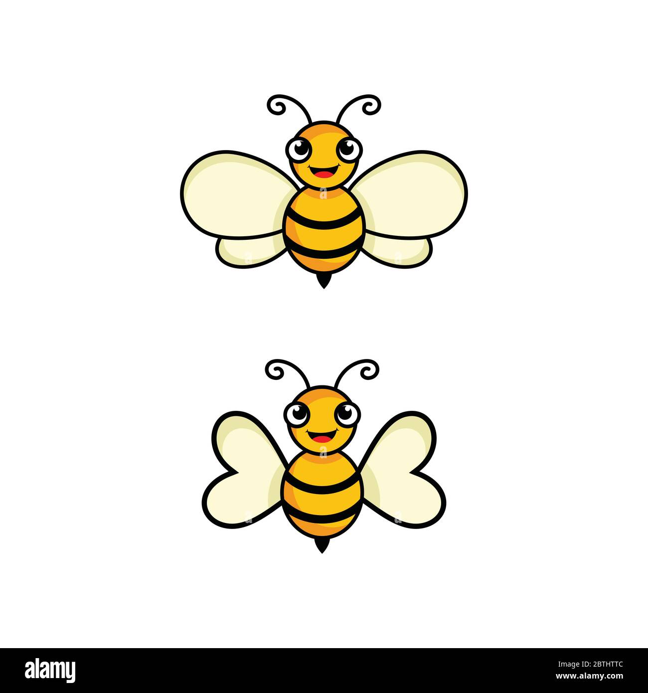 Bee vector icon illustration design template Stock Vector Image & Art ...