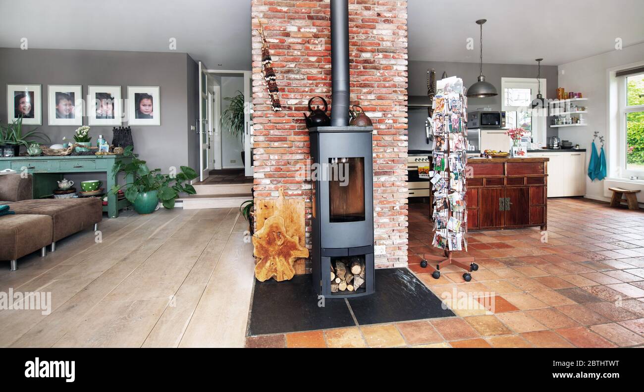 DUTCH COUNTRY HOUSE EXTERIOR INTERIOR Stock Photo - Alamy