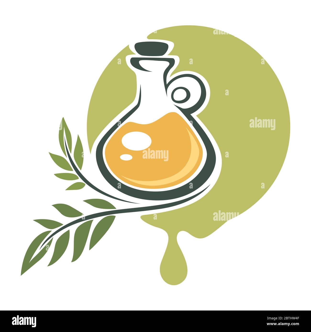 Fresh spanish extra virgin Stock Vector Images - Alamy